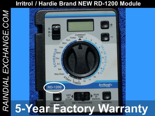 Irritrol / Hardie Rain Dial RD-1200 - NEW - 24hr ship - *5yr WARRANTY ...
