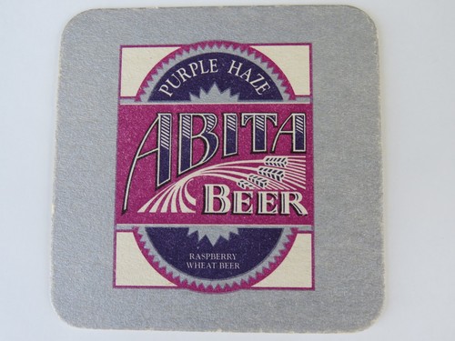 Bar Coaster ~ ABITA Brewing Purple Haze Raspberry Wheat Beer ...