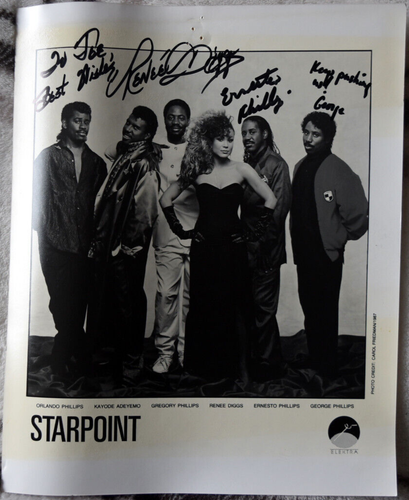 Starpoint Music Band Hand Signed Photo 8"X10" | eBay