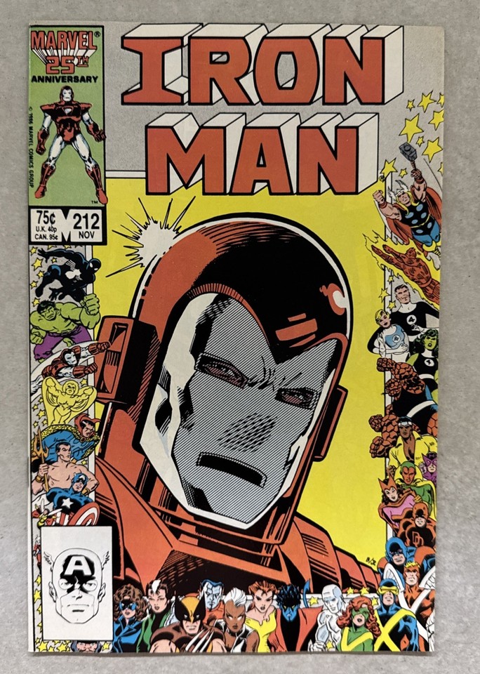 Iron Man 209 210 211 212 The Armoured Avenger Vintage Marvel Comics ...