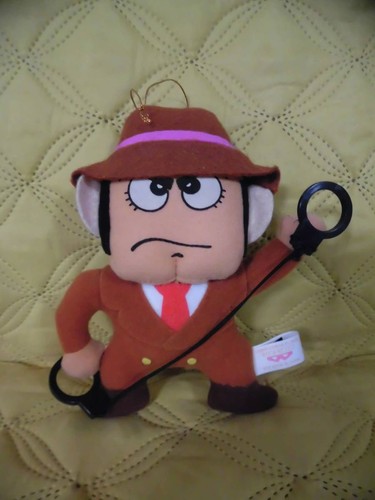 Inspector Zenigata Plush Toy Showa Retro/Lupin The Third Character ...