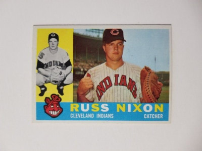 RUSS NIXON 1960 TOPPS BASEBALL CARD #36 CLEVELAND INDIANS | eBay