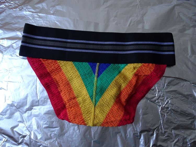 Underwear Aussiebum Pride Jock Slip Multicolor Größe XXL - DER GAY ...