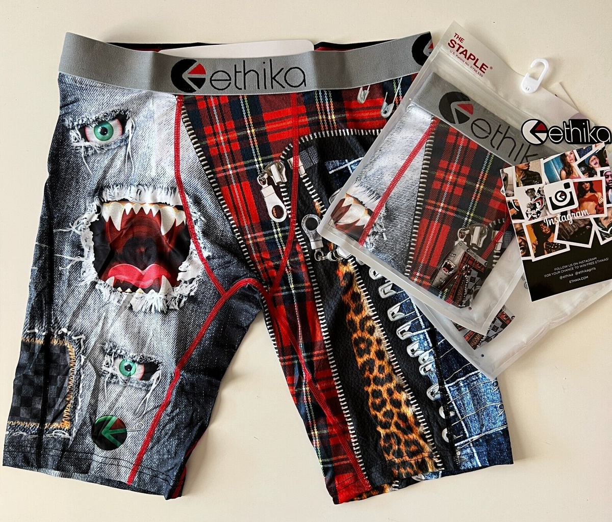 Boxers Size Chart Cotton Blend Boxers Ethika Boys Staple Boxer Briefs ...