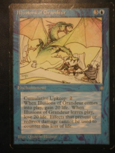 mtg magic ice age Illusions of Grandeur ENGLISH Illusions de Grandeur ...