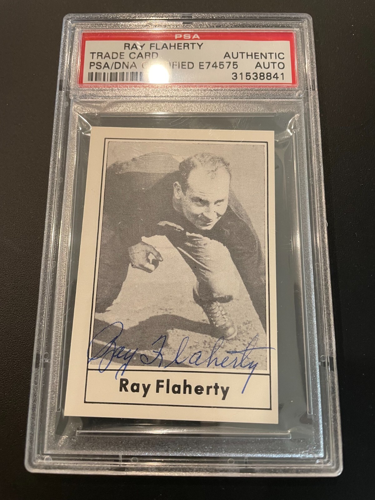 Ray Flaherty Signed 1977 Touchdown Club Card Giants Football HOF PSA ...