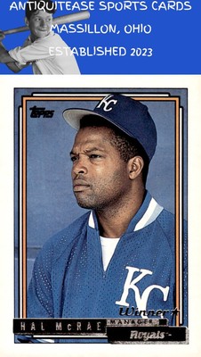 1992 Topps #519 Hal McRae Gold Winnner | eBay