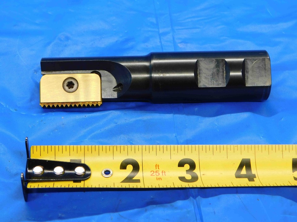 STELLRAM INDEXABLE COOLANT THRU THREAD MILL 1" SHANK 1" O.D. TMX0100 ...