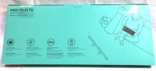 Logitech K400 Plus keyboard RF Wireless - Black for sale online | eBay