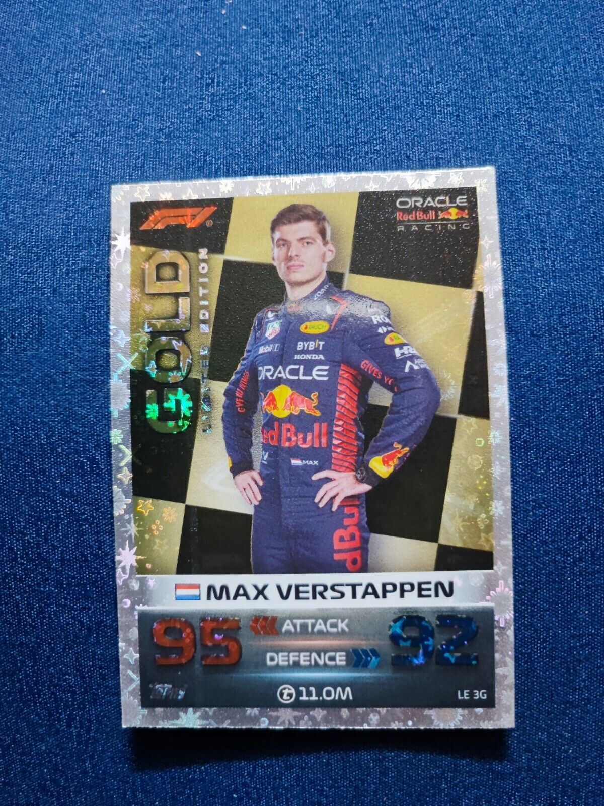 Turbo Attax 2023 Max Verstappen Gold Platinum Ultra Rare Limited Cards ...