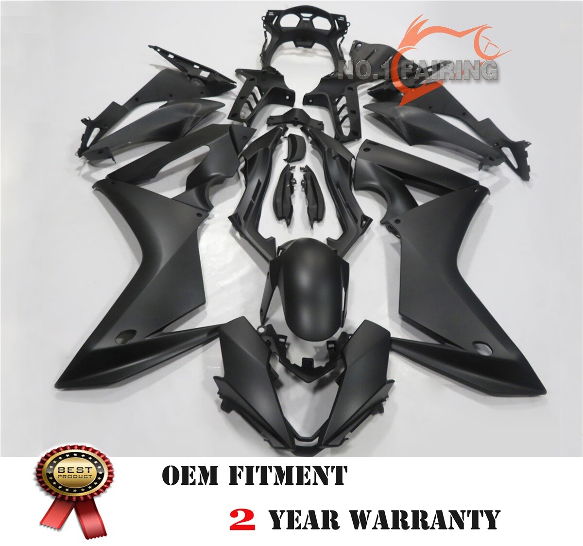 Matte Black ABS Fairing Bodywork For Honda CBR650F 2014-2018 15 16 17 ...