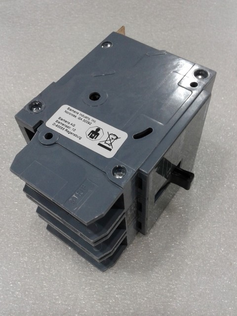 Siemens BQD325 25-Amp, Three-Pole 480Y/277V AC 14KAIC Bolt in Breaker ...