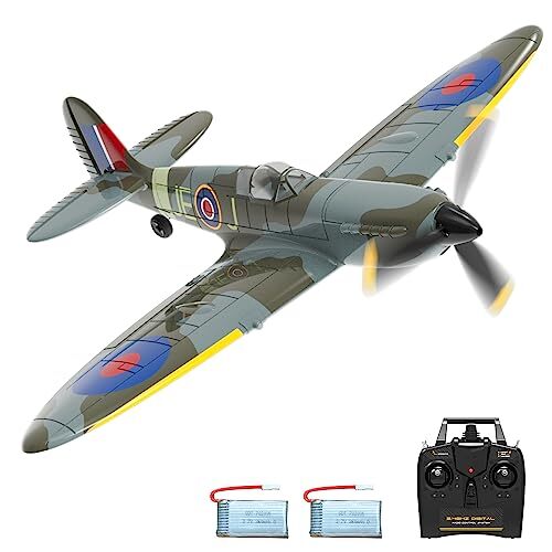 RC Plane 4-CH Remote Control Plane Ready to Fly Spitfire V2 RC Airplane ...