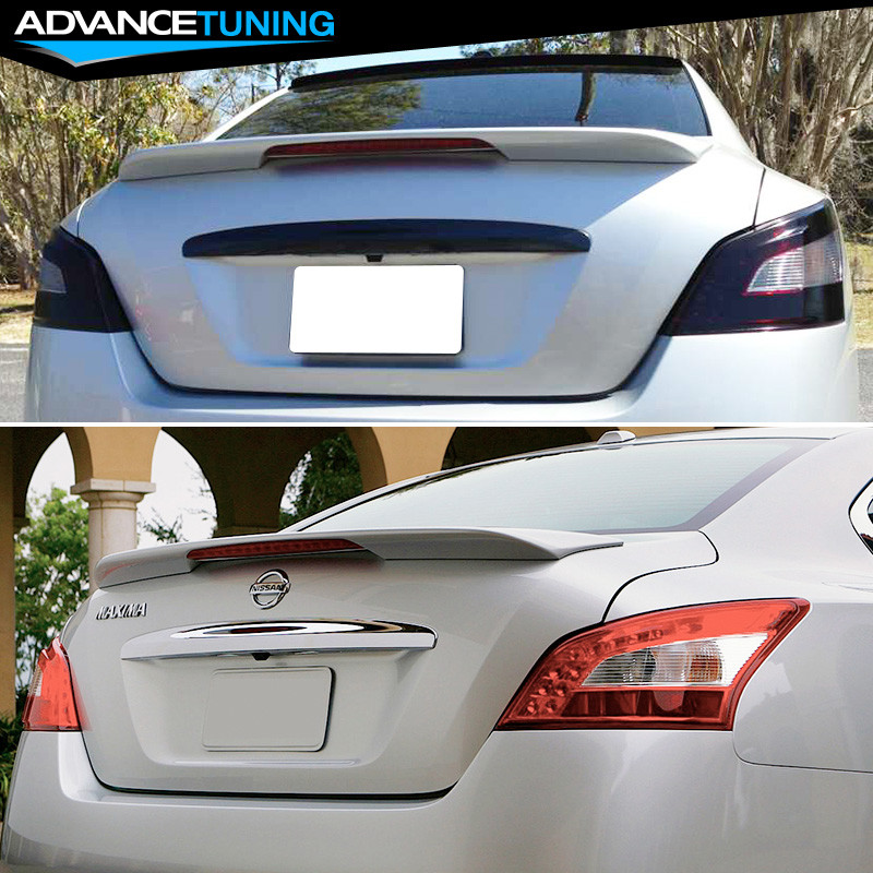 Fits 09-15 Nissan Maxima A35 OE Factory ABS Trunk Spoiler & 3RD LED ...