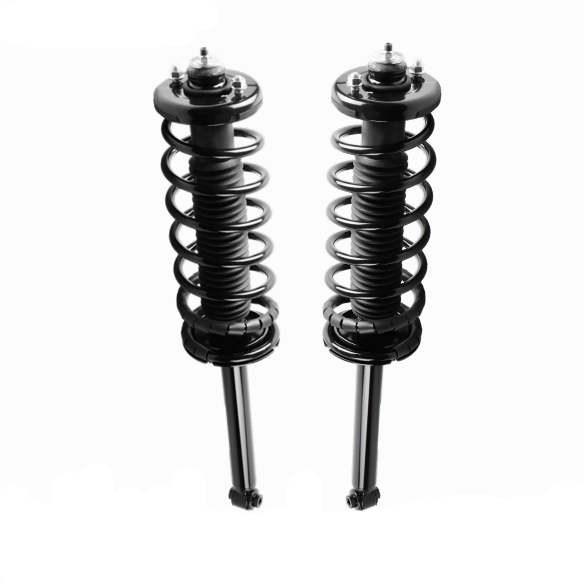 Rear Black Complete Shock Struts For 98-02 Honda Accord DX LX 171299 3 ...