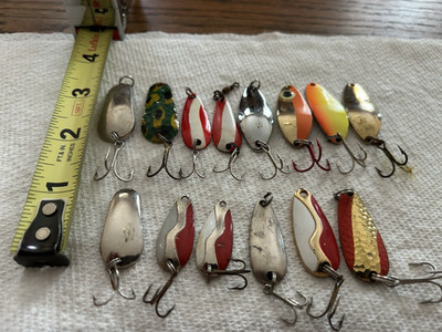 Kush Little Cleo Wob-L-Rite Kamlooper K20 Lure Lot Spoons | eBay