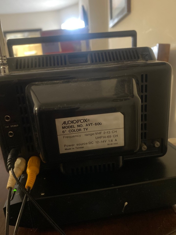 Audiovox AVT-600 6 Inch Color Television Monitor. | eBay