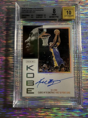 Kobe Bryant 2019 Panini Contenders Autograph BGS 8 Auto 10 📈🐐💥 | eBay