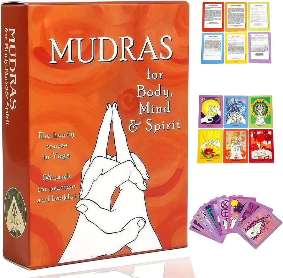 Mudras For Body, Mind & Spirit 68 Hand Yoga Cards | eBay UK