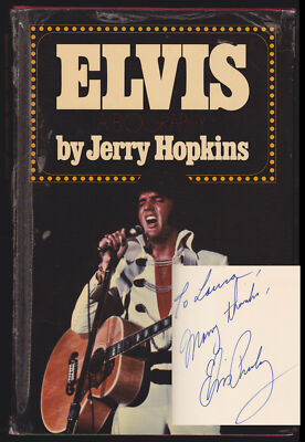 Book SIGNED by Elvis Presley Authentic Signature King of Rock n' Roll ...