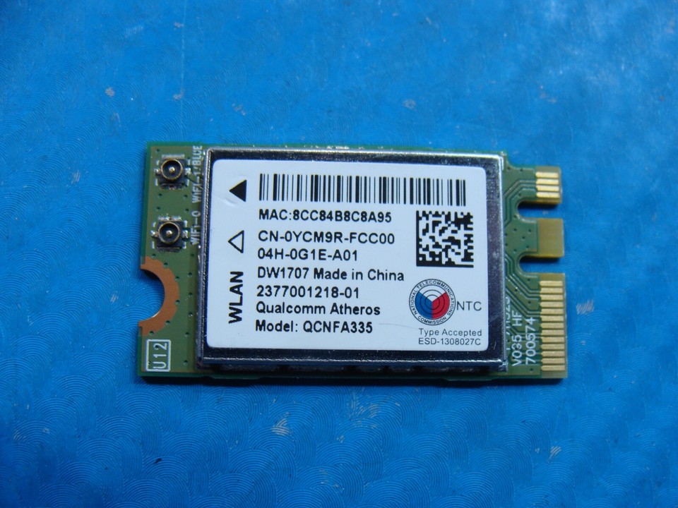 Dell Inspiron 3471 Genuine Desktop Wireless WiFi Card QCNFA335 YCM9R | eBay