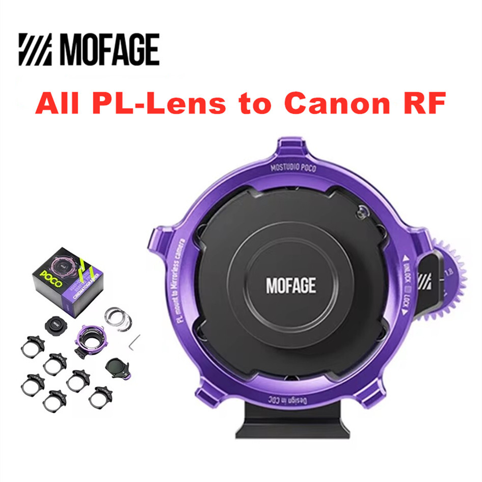 MOFAGE POCO PL-RF Drop-In Filter Lens Adapter Kit for PL-Lens to Canon ...