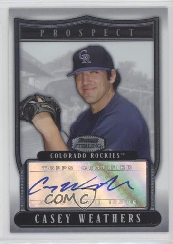 2007 Bowman Sterling Prospects Casey Weathers #BSP-CWW Auto | eBay