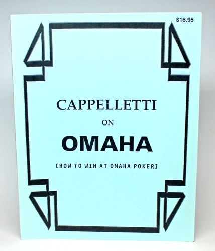 Michael CAPPELLETTI ON OMAHA How To Win At Ohama Poker 1990 Softcover ...