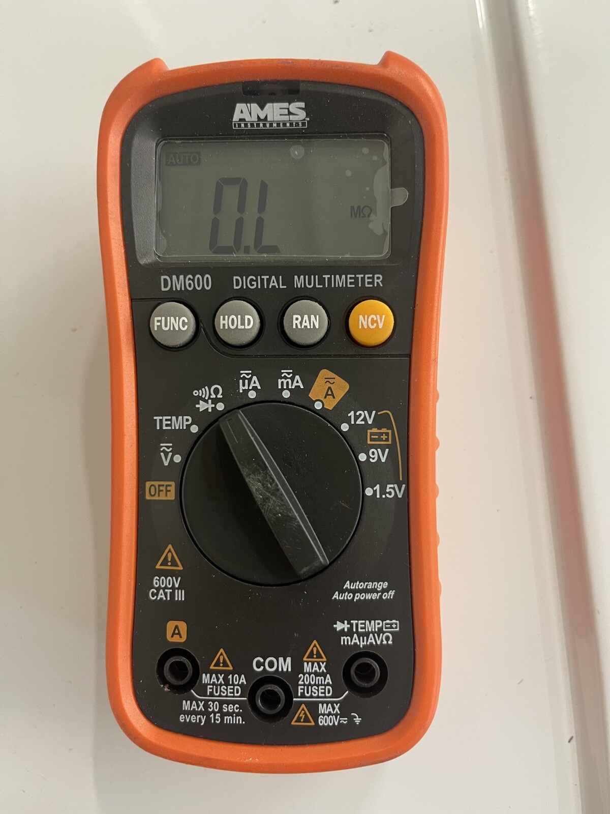 11 Function LCD Digital Multimeter With Audible Continuity AC DC Cen ...