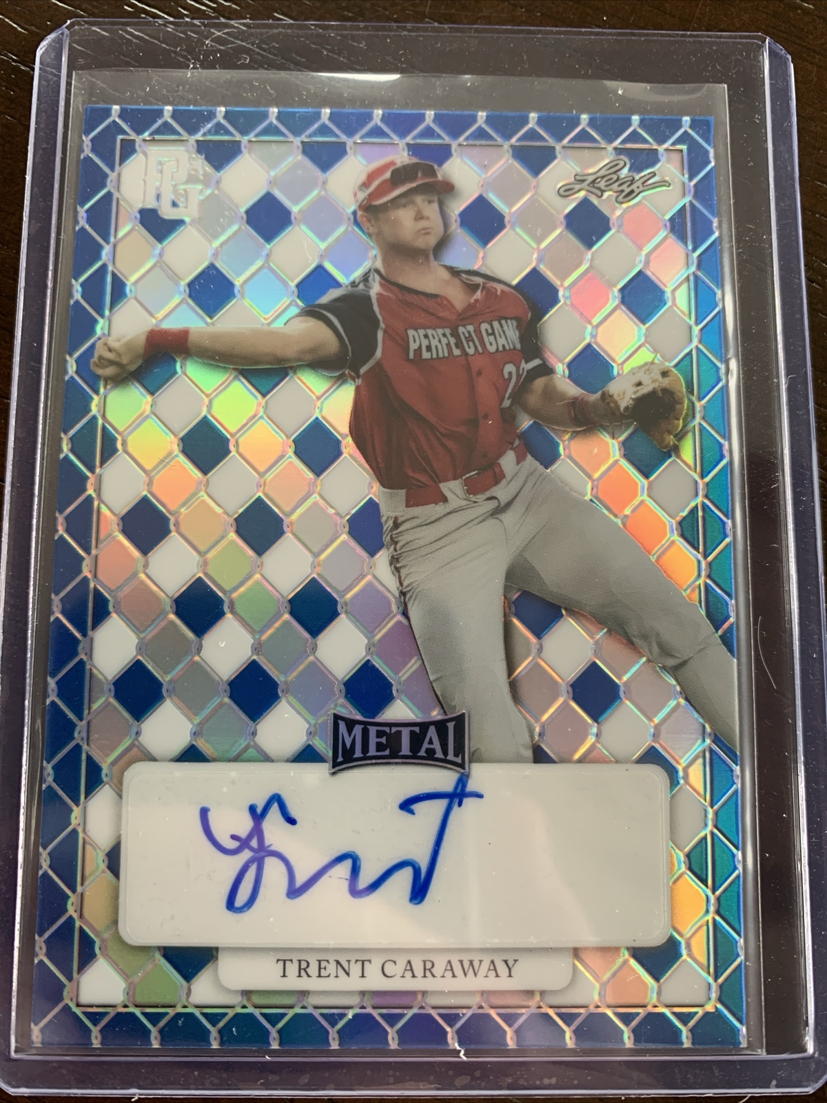 TRENT CARAWAY 2022 Leaf Perfect Game RC XRC Auto 1/25 Oregon State | eBay