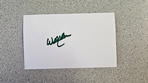 WILLIE NELSON SIGNED 3x5 INDEX CARD AUTOGRAPH | eBay