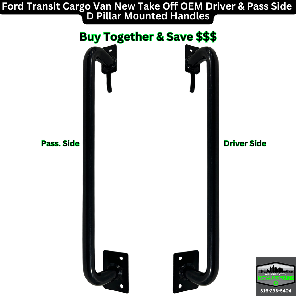 Ford Transit OEM Rear (D Pillar) Interior Grab Bar/Assist Handle Driver ...
