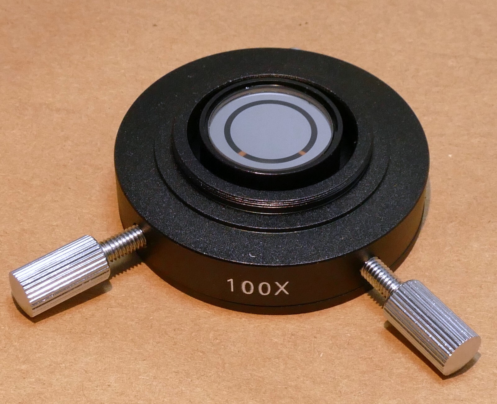 100X phase contrast ring Darkfield Condenser for Compound Microscopes ...