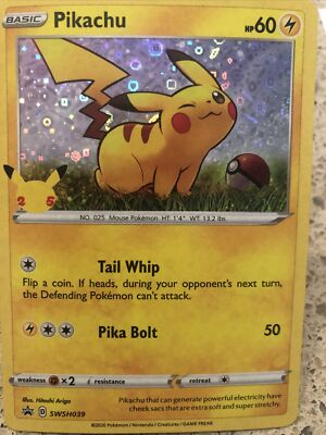 holographic pikachu card | eBay