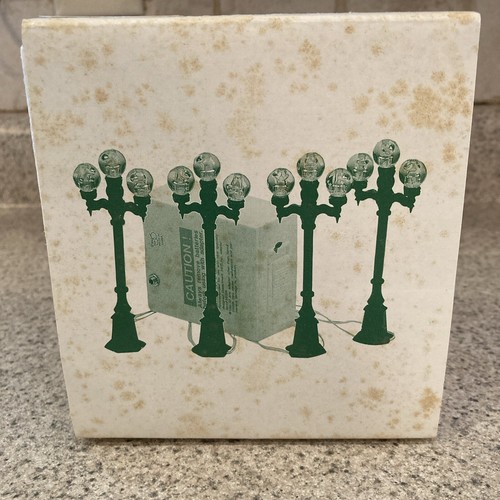 Dept 56 Village Boulevard Lamp Post Set of 4 Lights Battery Operated ...