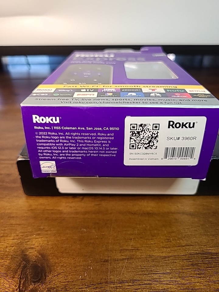 Roku Express 3960RW HD Streaming Device - Black 829610004914| eBay