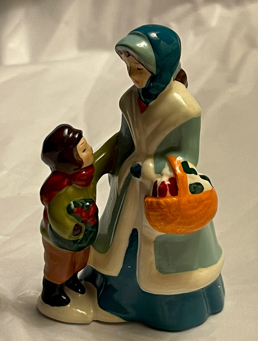 Christmas Village Figure from AVON 1982 McConnell's Corner Series-Woman ...