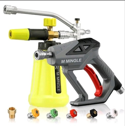 PRESSURE WASHER SHORT TRIGGER STUBBY GUN & SNOW FOAM, HEAVY DUTY CAR ...