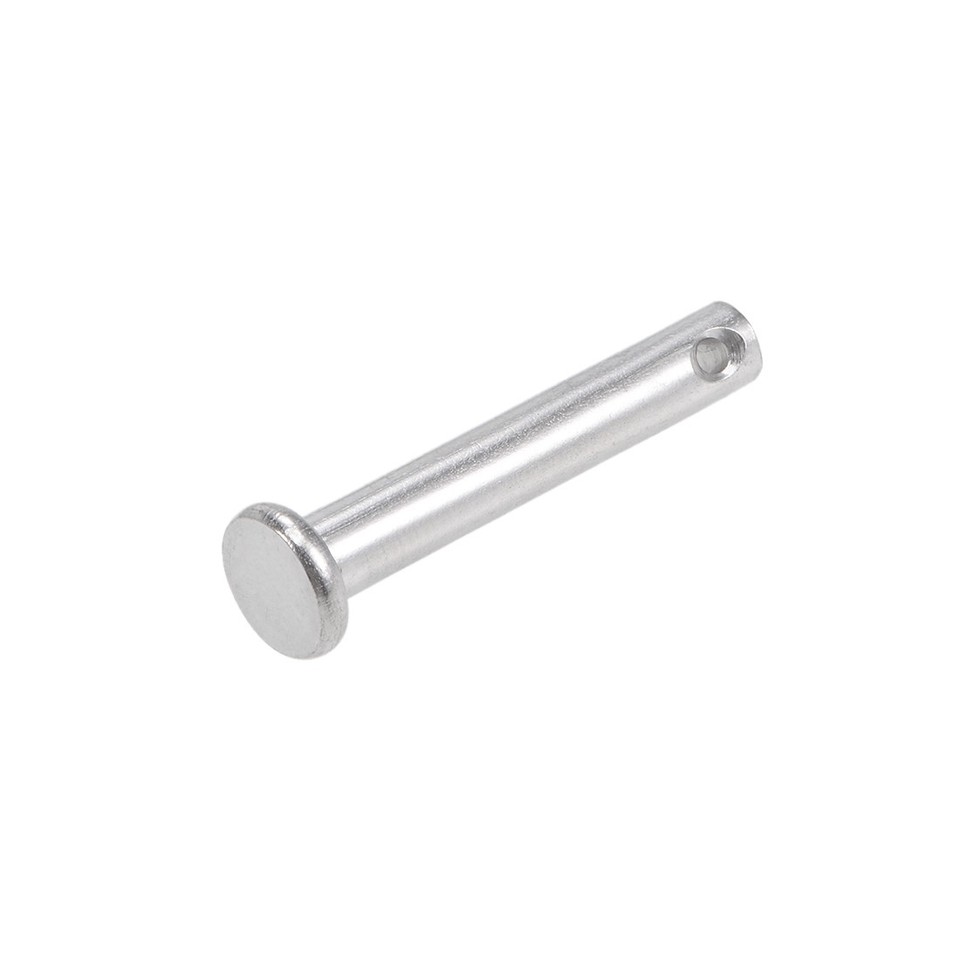 Single Hole Clevis Pins - 5mm x 30mm Flat Head 304 Stainless Steel Pin ...