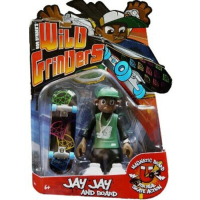 NEW Wild Grinders Jay Jay and Board 2010 by Mattel Rob DYRDEK'S Series ...