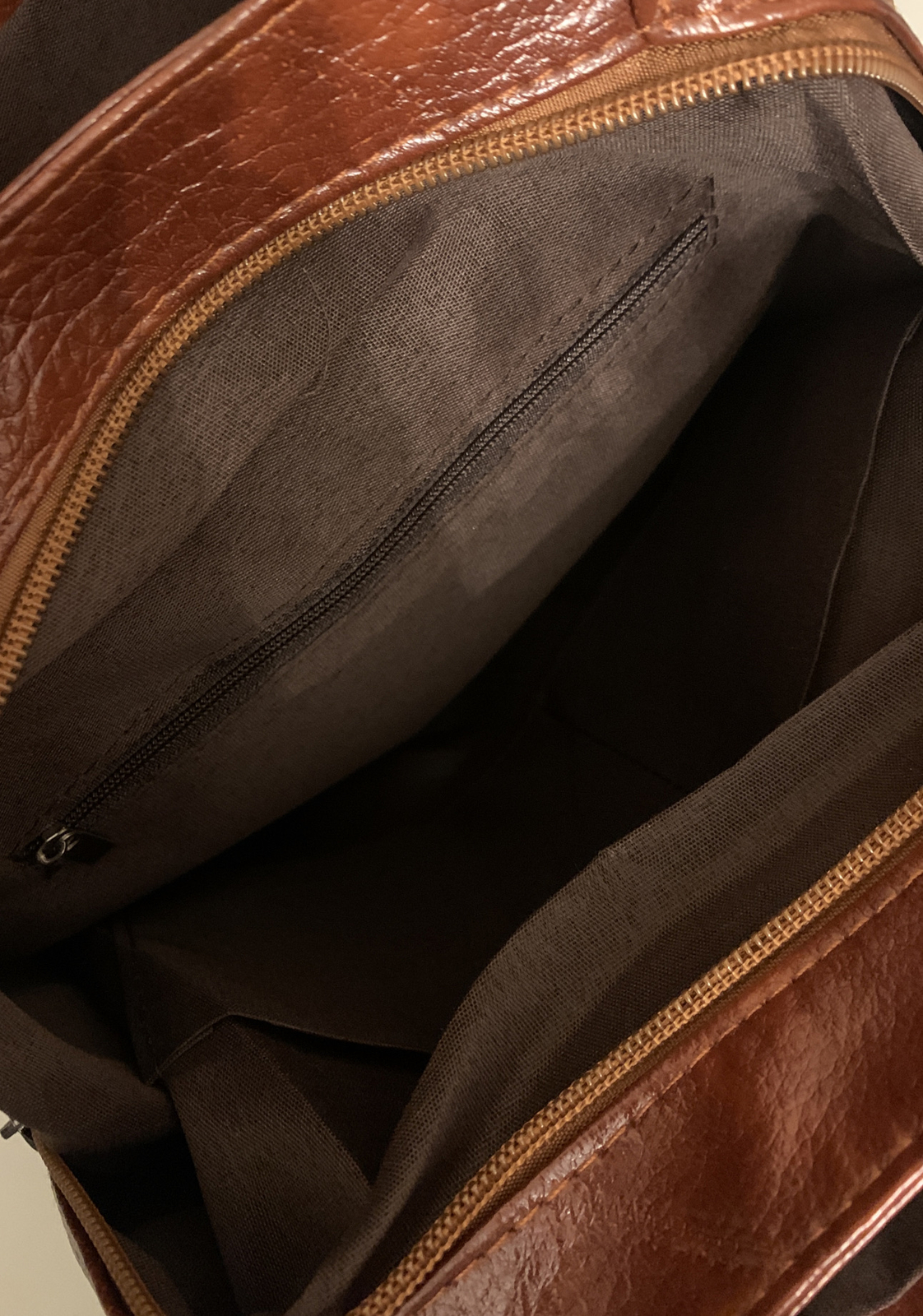 JINGPIN PIJU Leather Handbag QVC Reddish Brown w/Dust Bag New | eBay