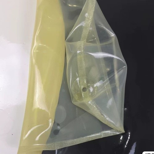 Latex Hood w/Breath Hole Back zip Rubber Mask experience Suffocation ...