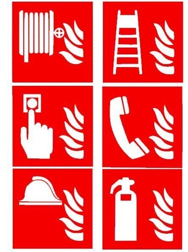 Autocollant de sécurité incendie pour alarme incendie, panneau... | eBay