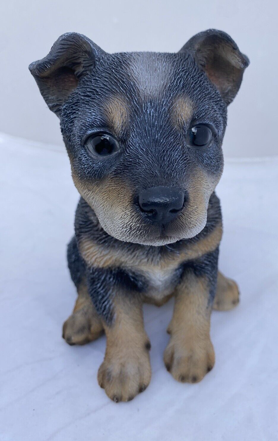 BLUE CATTLE DOG HEELER STATUE PUPPY MEMORIAL ANIMAL GARDEN ORNAMENT ...