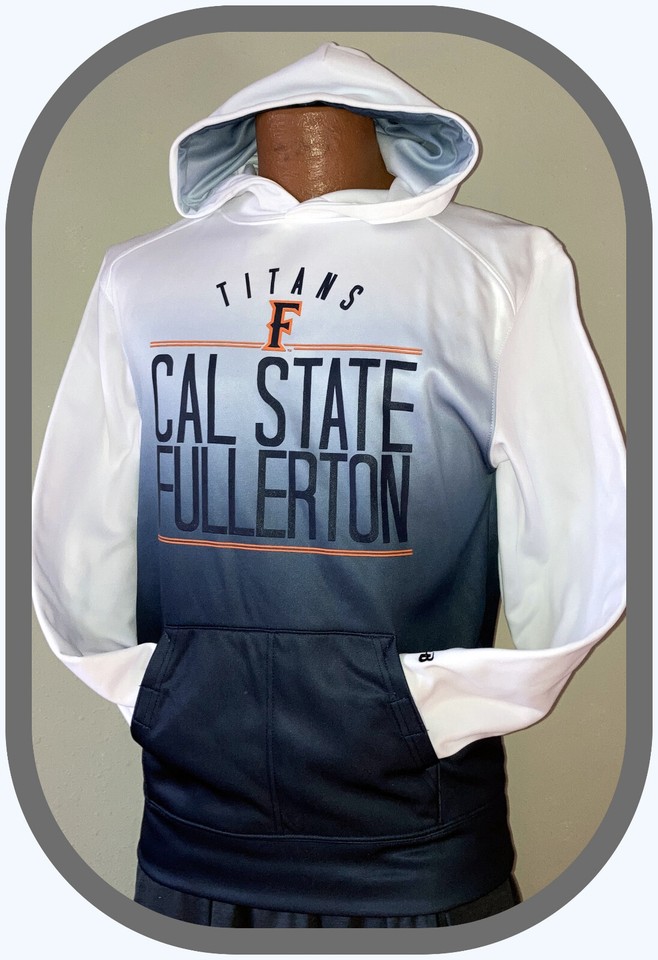 CAL STATE FULLERTON TITANS HOODED SWEATSHIRT YOUTH LARGE NEW WITH TAGS ...