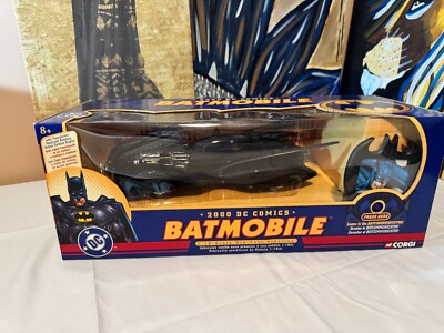 Corgi 2000 DC Comics Batmobile 1:18 Scale Blue Variant in Box W/ Shelf ...