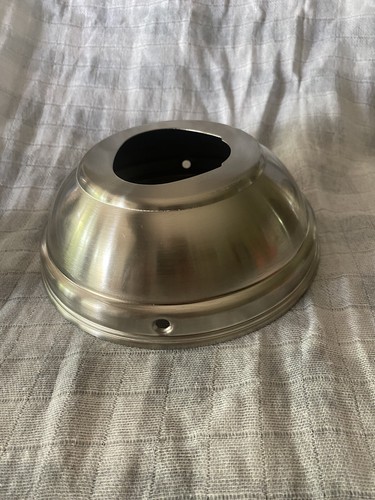 Hunter Ceiling Fan Canopy Bracket Mount Box Cover Base Brushed Nickel ...