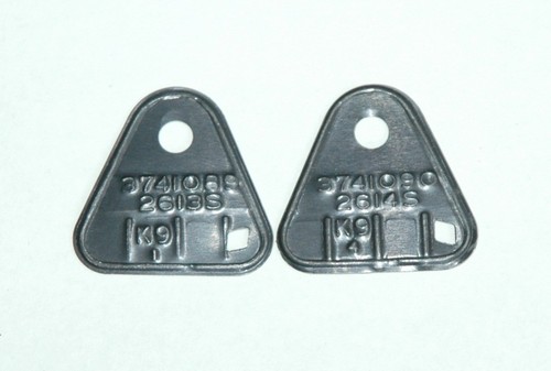 1960-61 CORVETTE 2613S 2614S ALUMINUM CARTER WCFB ID TAGS 2X4 270HP ...