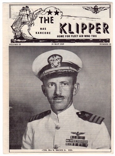 Kaneohe Naval Air Station Klipper Vintage US Military Base News ...
