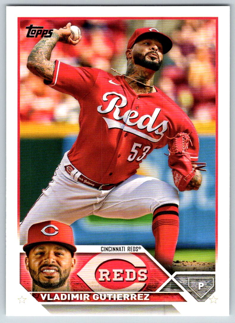 2023 TOPPS SERIES 1 VLADIMIR GUTIERREZ CINCINNATI REDS #198 | eBay
